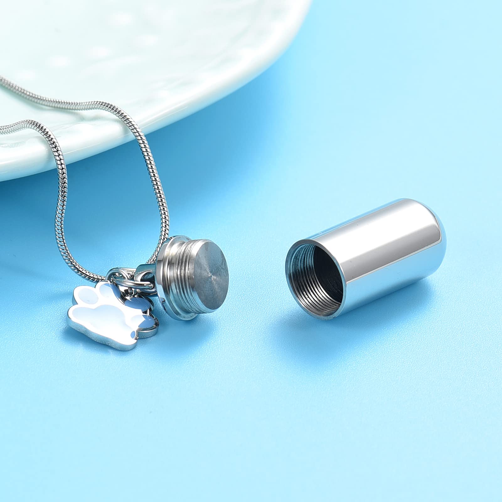 Snapklik.com : Oinsi Pet Cremation Necklace For Ashes