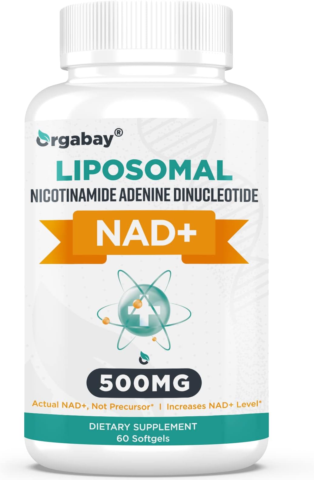 Amazon.com: Orgabay Liposomal NAD+ Supplement 500 mg, High Absorption ...