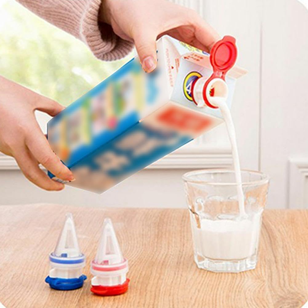 2Pcs Set Food Grade Plastic Nozzle Carton Drink Bottle Diverter Sprayer ...