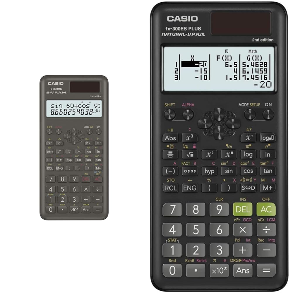 Amazon.com : Casio FX300MSPLUS2 and FX-300ESPLUS2 2nd Edition ...
