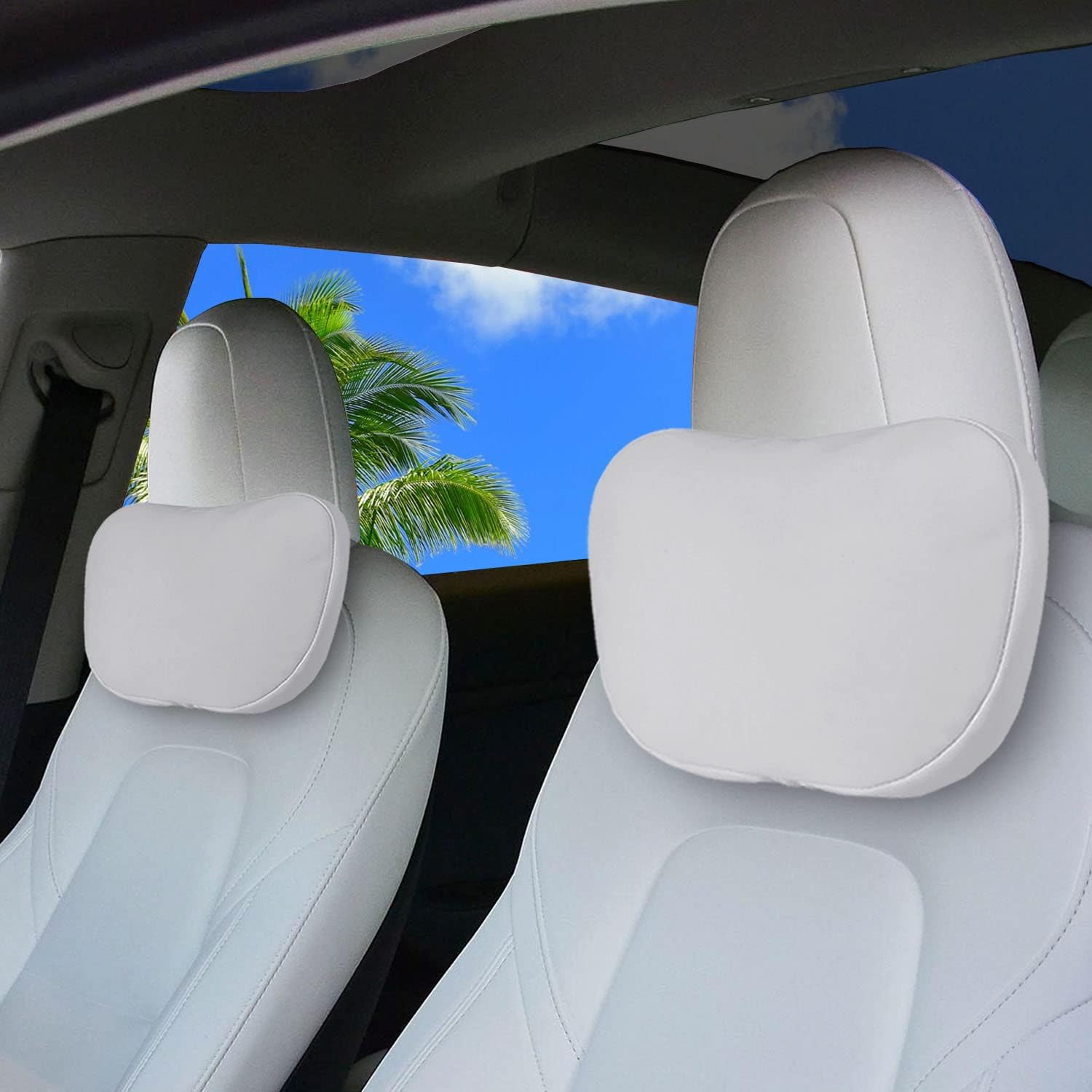 Amazon.com: HOPON Headrest Pillow for Tesla Model 3 Model Y,Tesla Neck ...