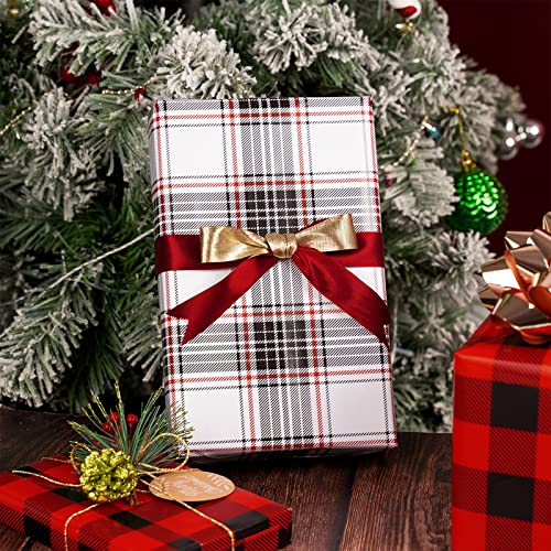 Snapklik.com : MAYPLUSS Christmas Reversible Wrapping Paper - Mini Roll ...
