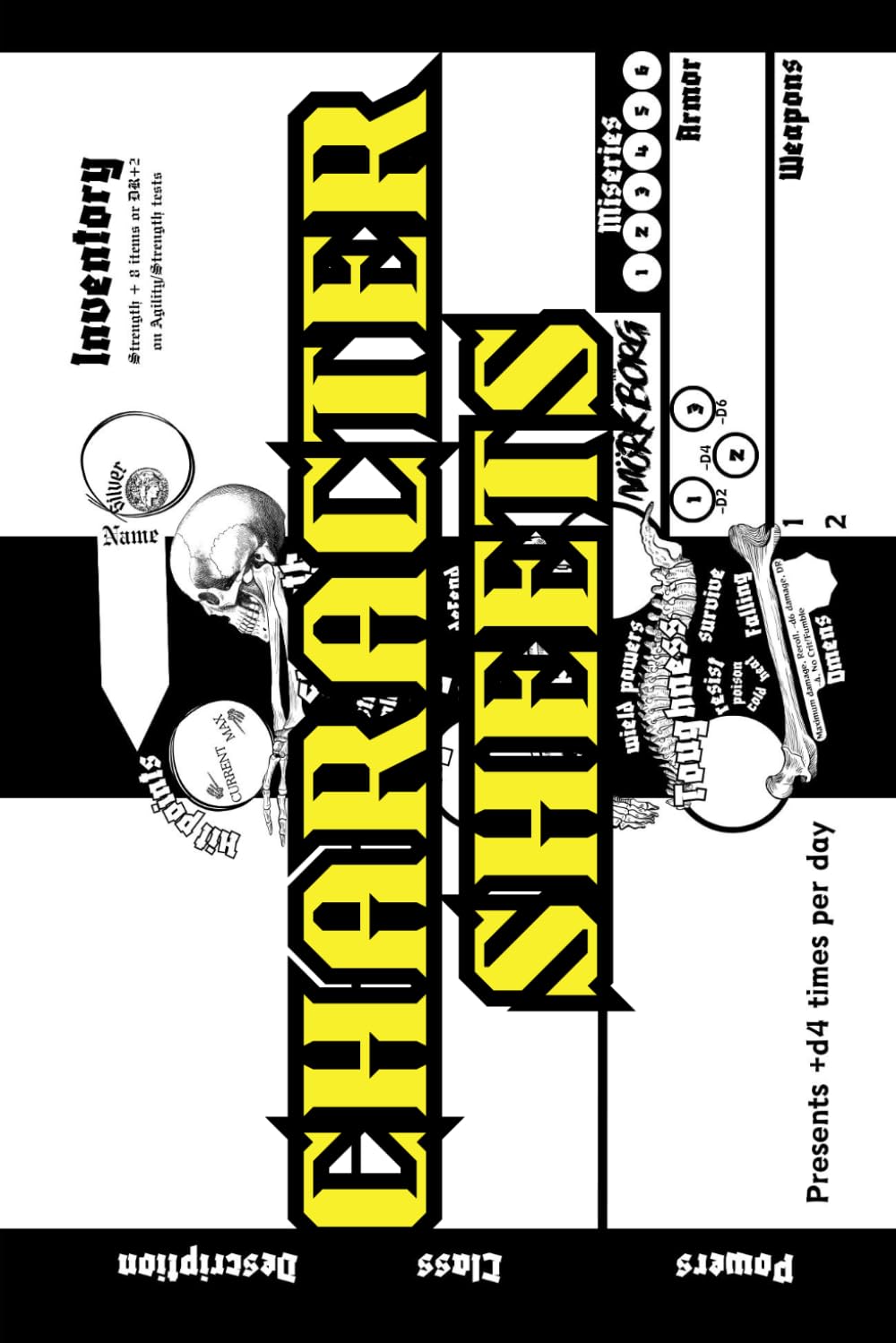 Character Sheets: MÖRK BORG compatible character sheets: Amazon.co.uk ...