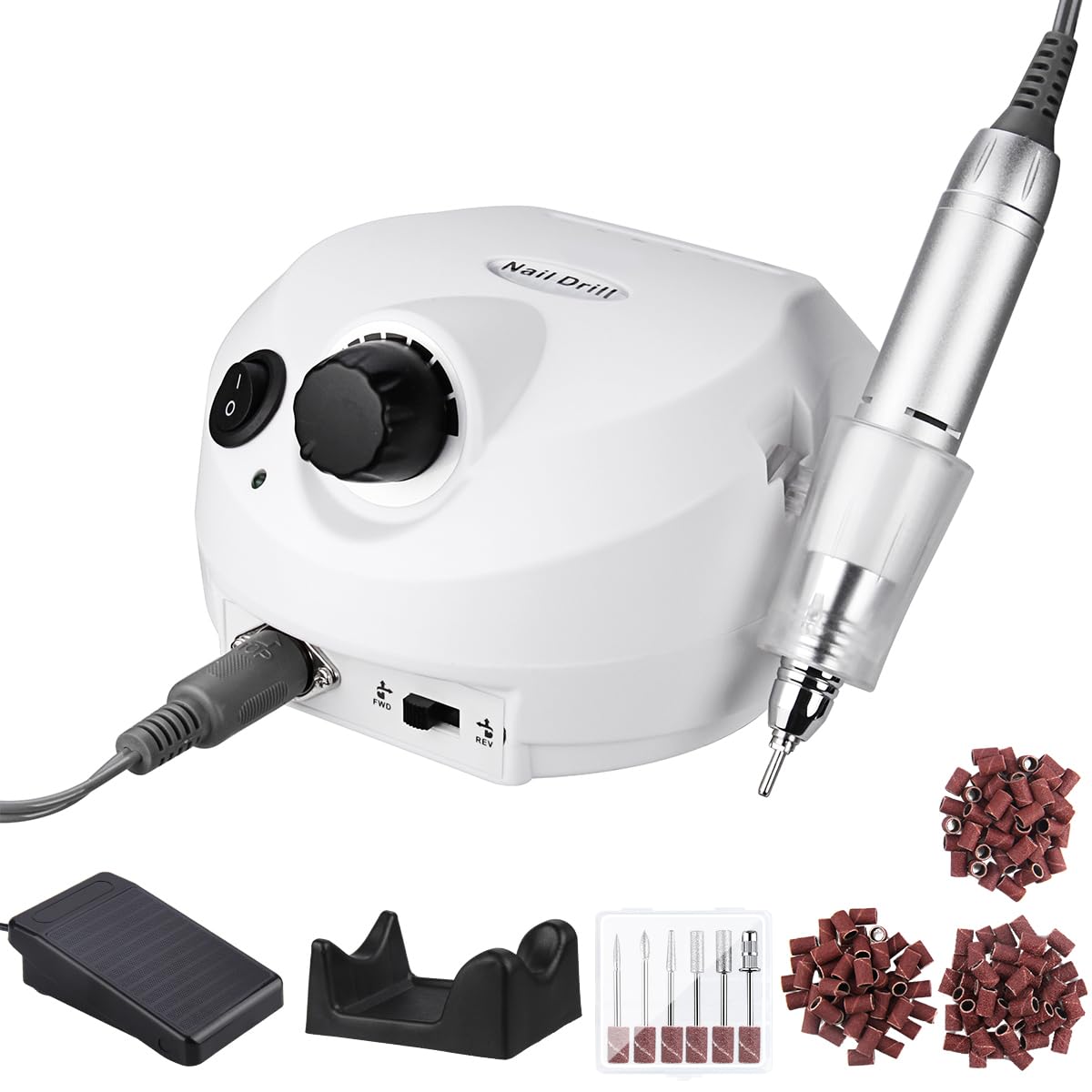 Nail Drill Machine Electric Nail File Drill Set 35000RPM Uppye ...