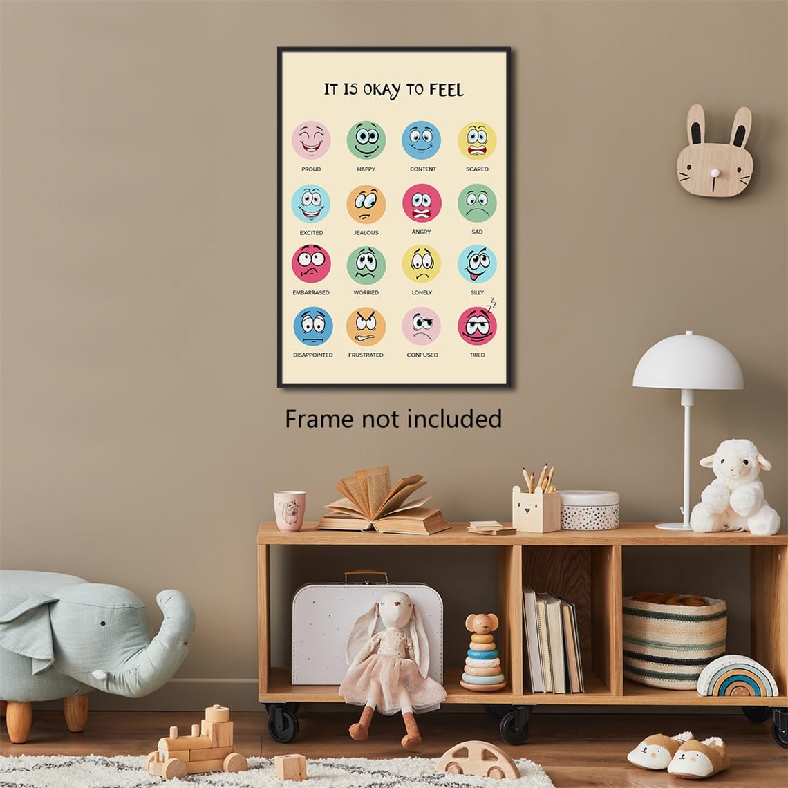 Snapklik.com : Xbsifyiooa Feelings Chart, Calming Corner, Preschool ...