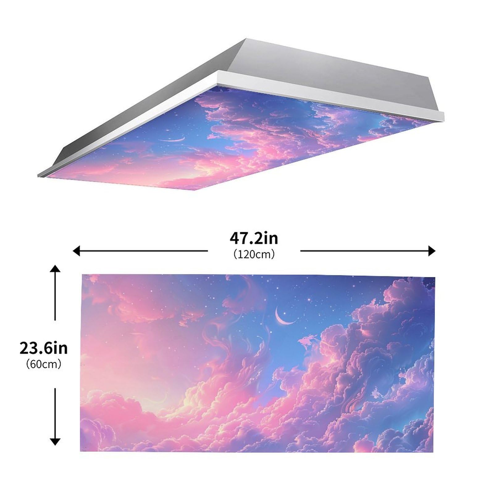 2x4 Fluorescent Light Filters 4 Pcs 4 X 2 Feet Fluorescent Light Covers ...