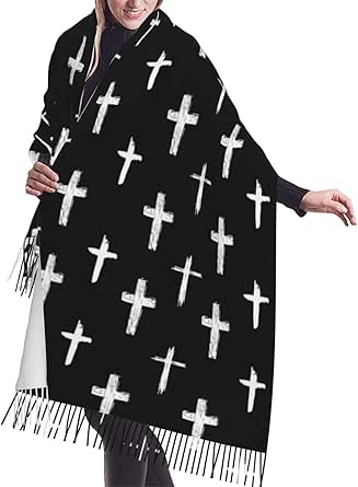 Amazon.com: PEVNMXA Christian Jesus Cross Scarves for Women Large ...