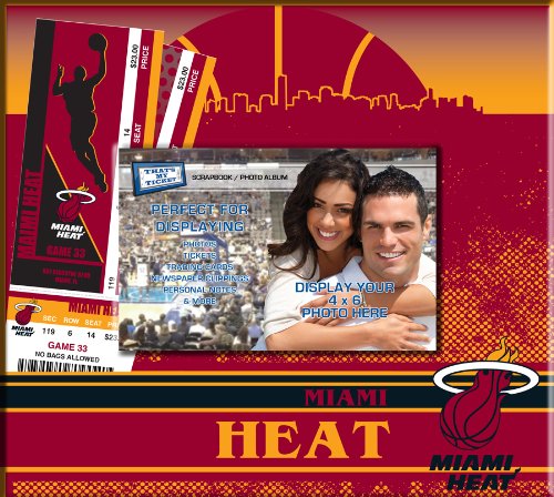 NBA Miami Heat Ticket and Photo Album Scrapbook, Small : Amazon.in ...