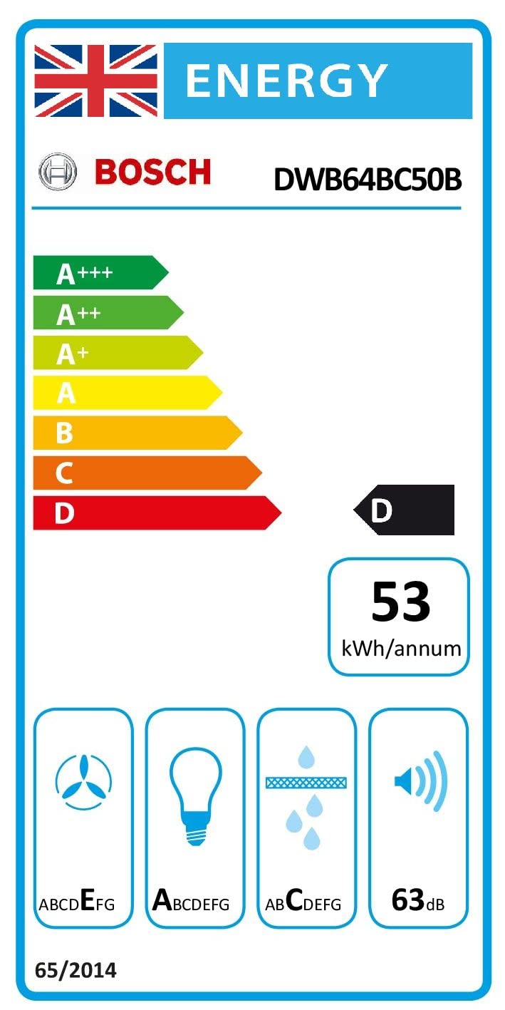 Bosch Home & Kitchen Appliances Bosch Serie 2 DWB64BC50B Wall-mounted ...