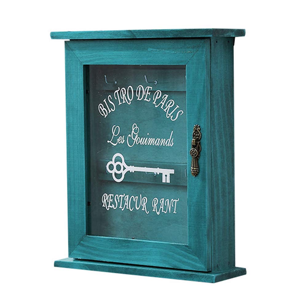 Amazon.com: Tnfeeon Retro Wall Key Box Floating Decorative Key Cabinet ...