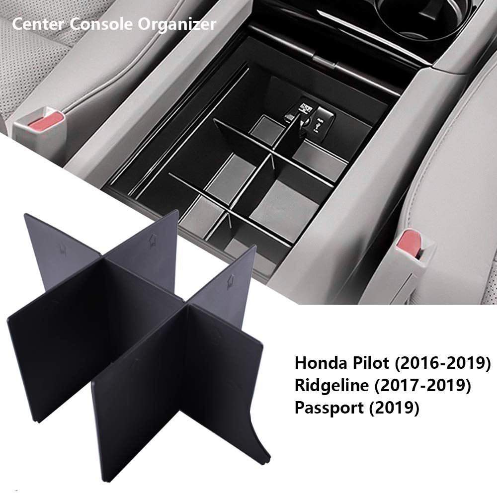 EDBETOS Center Console Organizer Insert for Honda Pilot 2016-2019 2020 ...