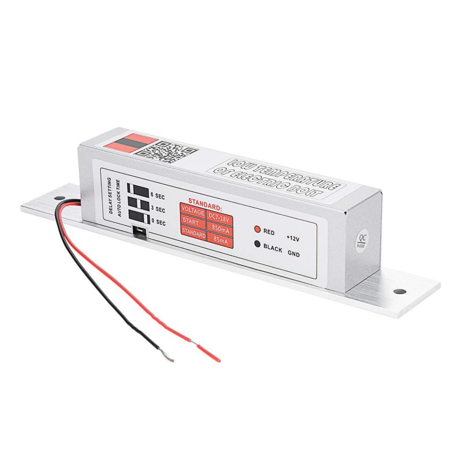 Buy Electric Bolt Lock, with Time Delay Electric Deadbolt, Solenoid ...