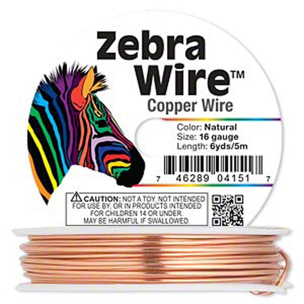 Amazon.com: Zebra Wire Gold/Silver/Copper Round Spool 12, 14, 16, 18 ...