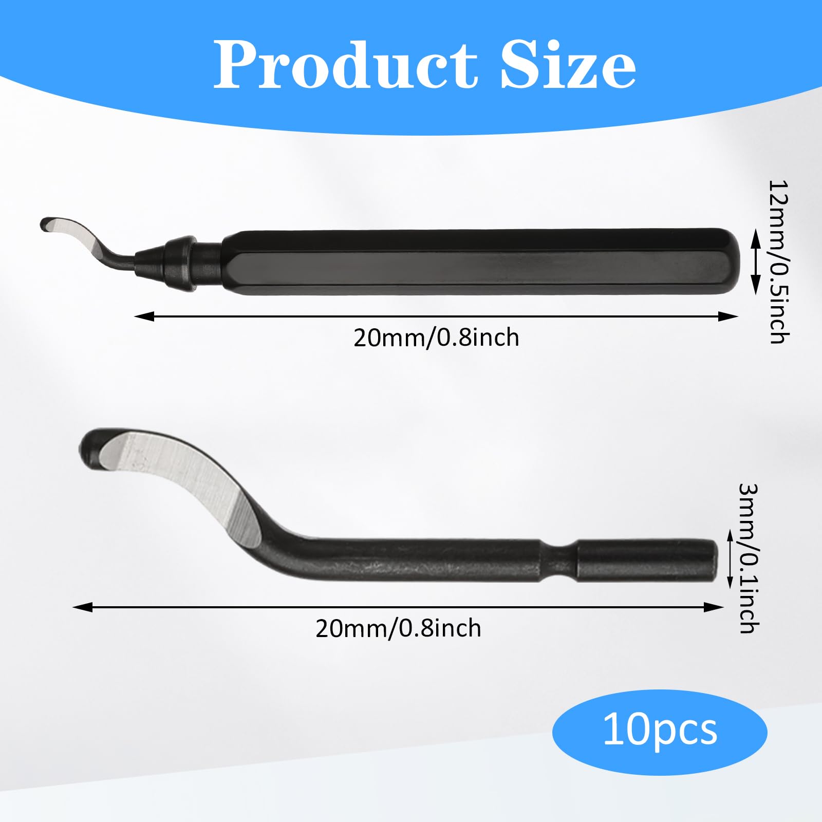 Snapklik.com : 11 Pcs Deburring Tool 3D Printing Deburring Tool Set ...
