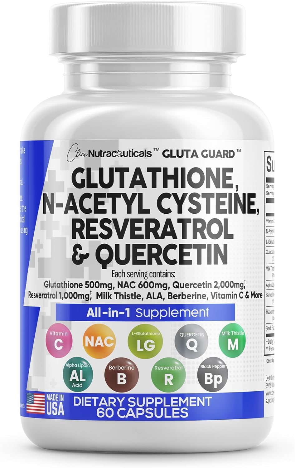 Buy Athinika tion Glutathione 500mg Supplement with C N Acetyl Cysteine ...