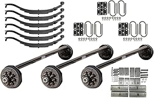 Amazon.com: The Trailer Parts Outlet - 7000 lb TK Triple Axle Kit with ...