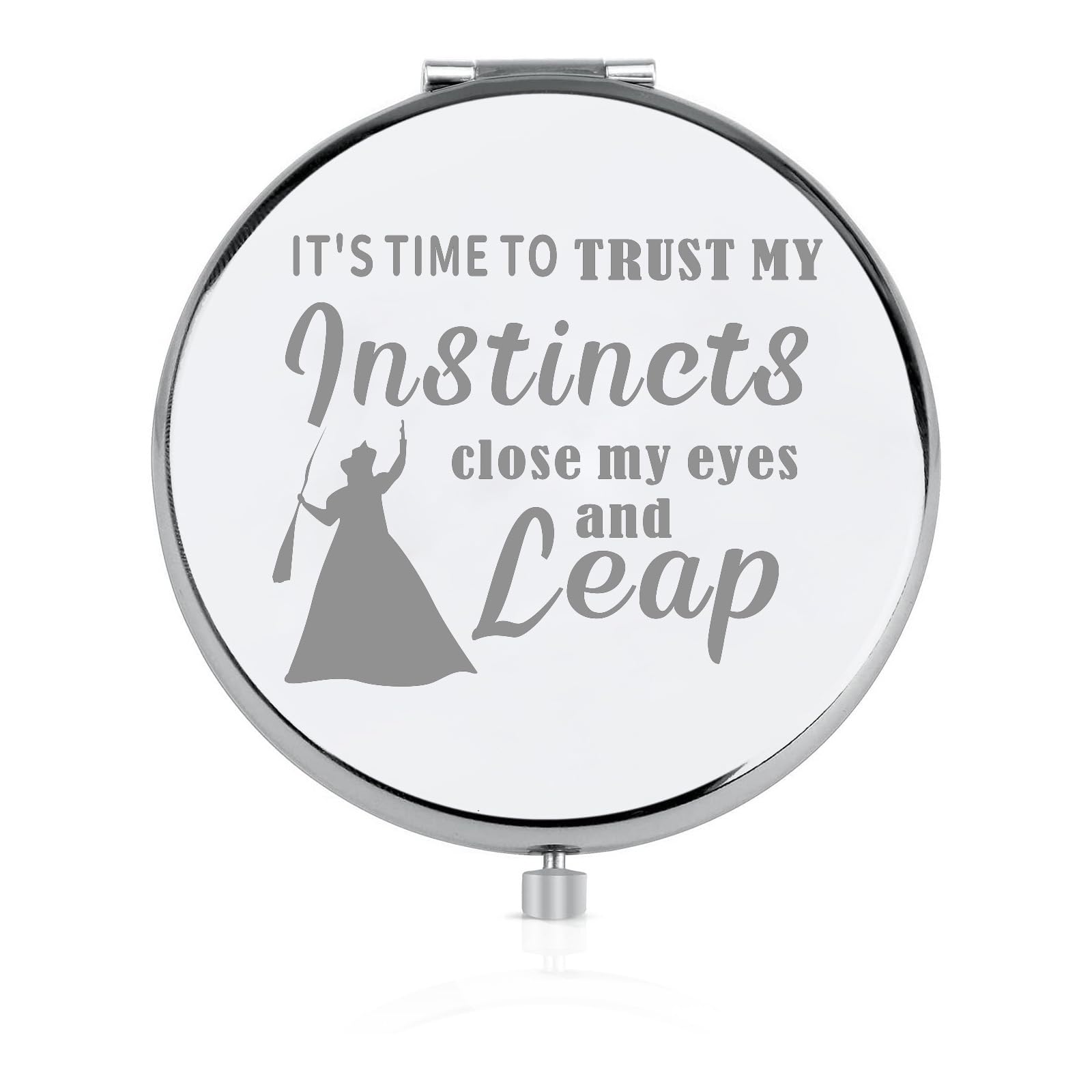 Amazon.com: BEKECH Witch Musical Compact Mirror It's Time to Trust My ...
