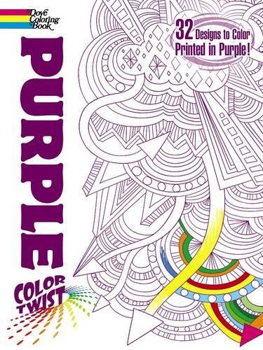 COLORTWIST - Purple Coloring Book (Dover Coloring Books): Mazurkiewicz ...
