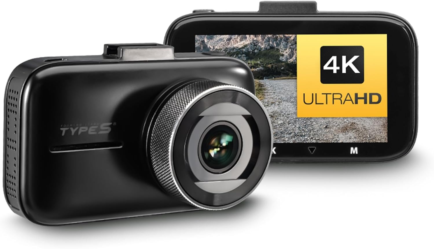 Amazon.com: Type S S401 4K Smart Dash Cam with Integrated GPS Map, Wi ...