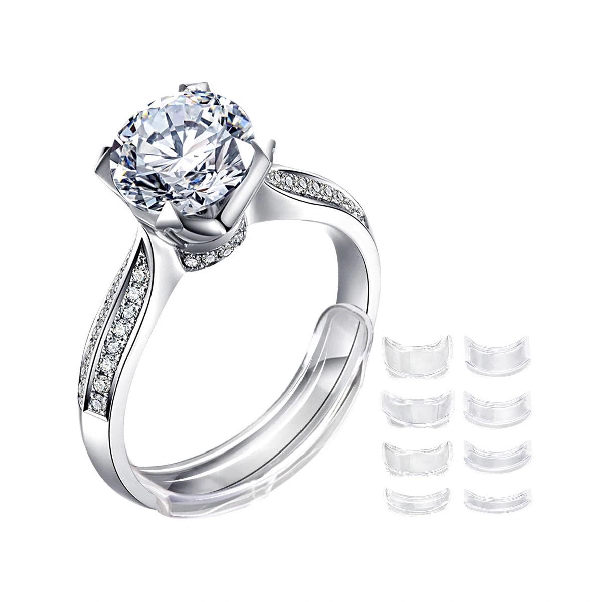 Aczyqws Invisible Ring Size Adjuster for Loose Rings Ring Adjuster Fit ...