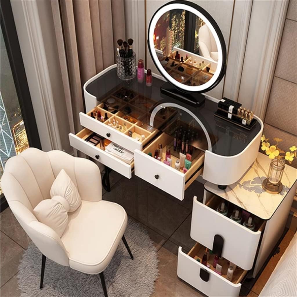 Amazon.com: FZZDP Dressing Table Bedroom Furniture Home Scandinavian ...