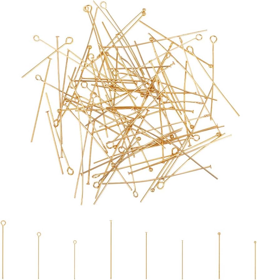 UNICRAFTALE 3 Styles About 240pcs 30-50mm Stainless Steel Eye Pins ...