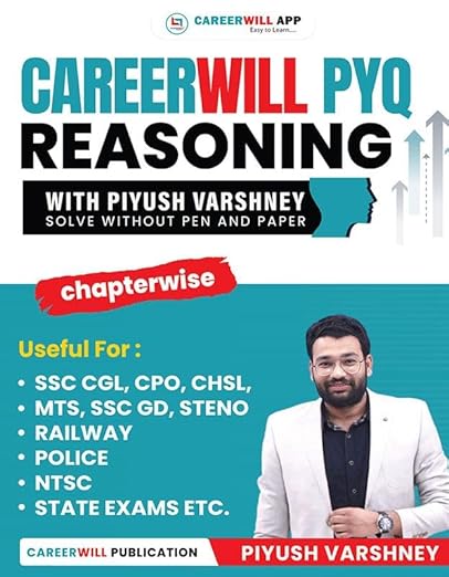 CAREERWILL PYQ Reasoning Book With Piyush Varshney (English Medium ...