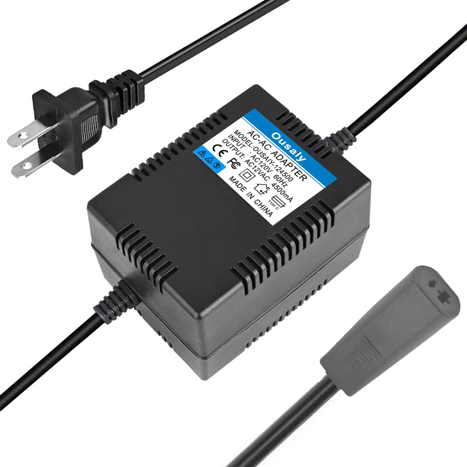 Amazon.com: 2-Prong 12VAC AC Power Supply Adapter for IKEA APX573016 ...