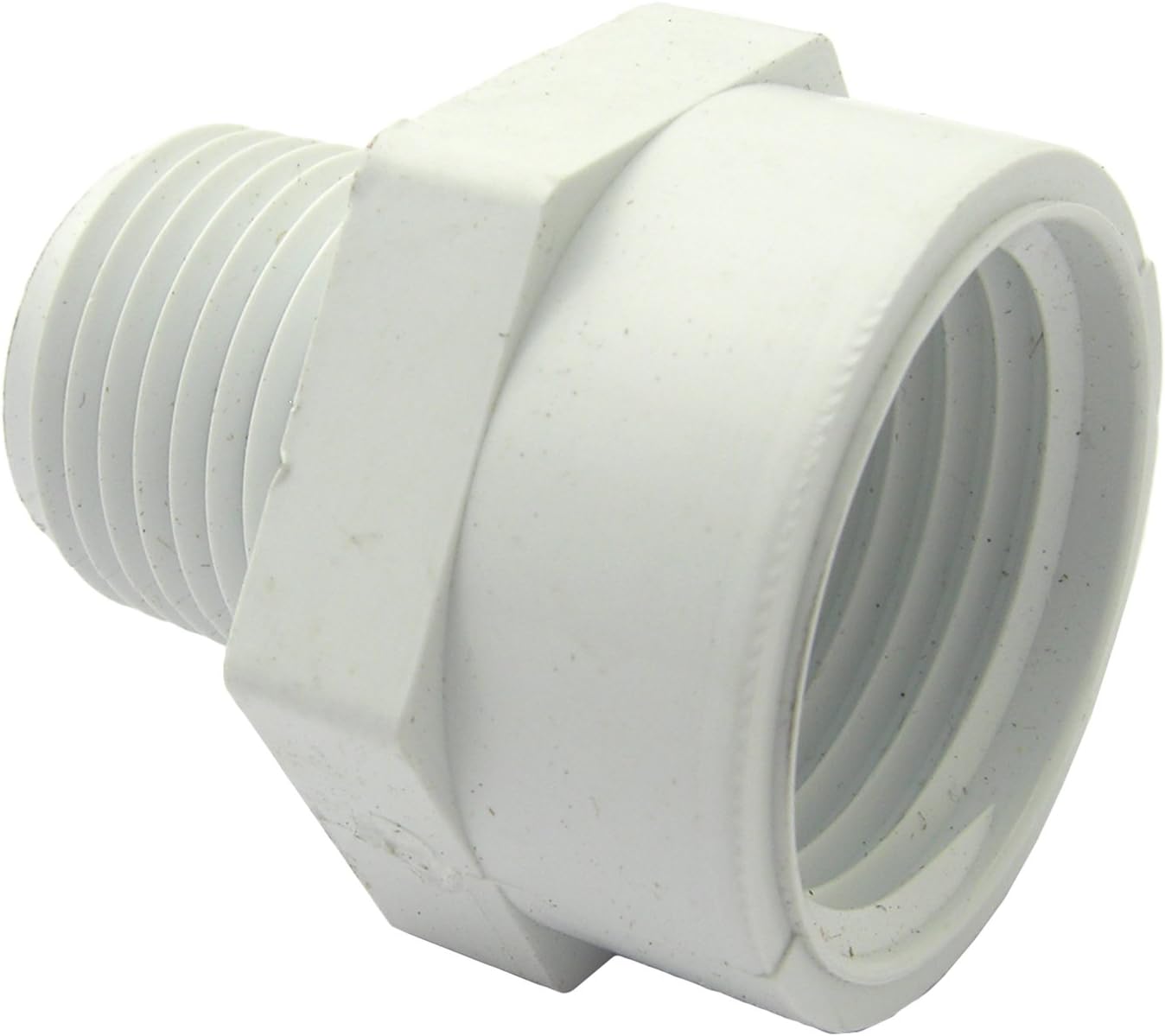 LASCO 15 1635 PVC Hose Adapter With 3 4 Inch Female Hose Thread And 1 2