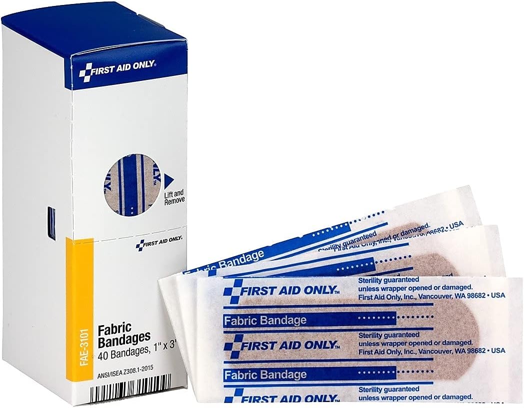 Amazon.com: Extra Long Flexible Fabric Bandaid, Adhesive Strip Bandages ...