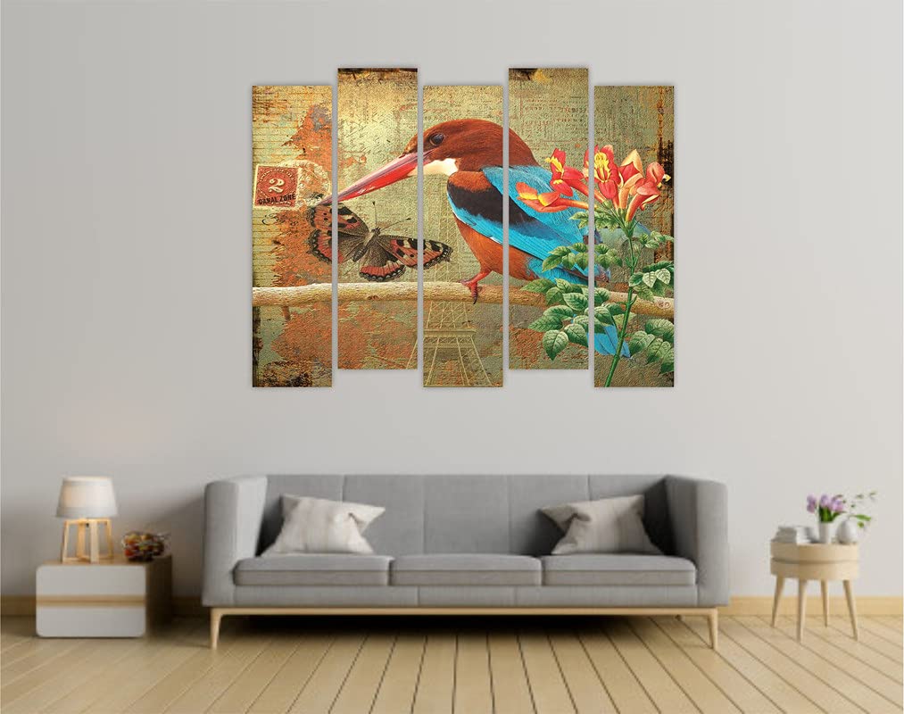 Buy All Your Design Multiple Frames Split Art Texture MDF Wall ...