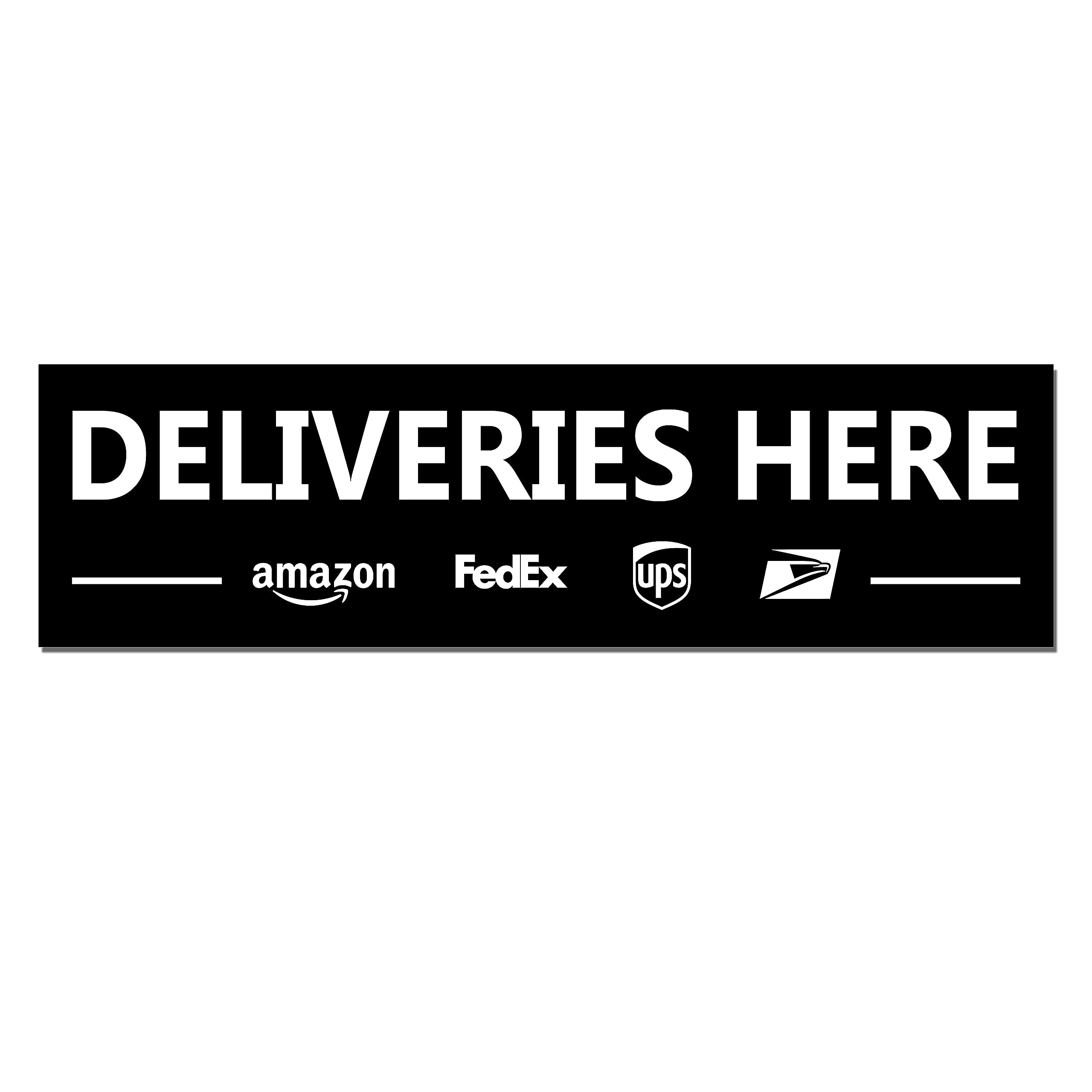 Amazon.com: Metal Deliveries sign for Fedex, UPS, Amazon and USPS ...