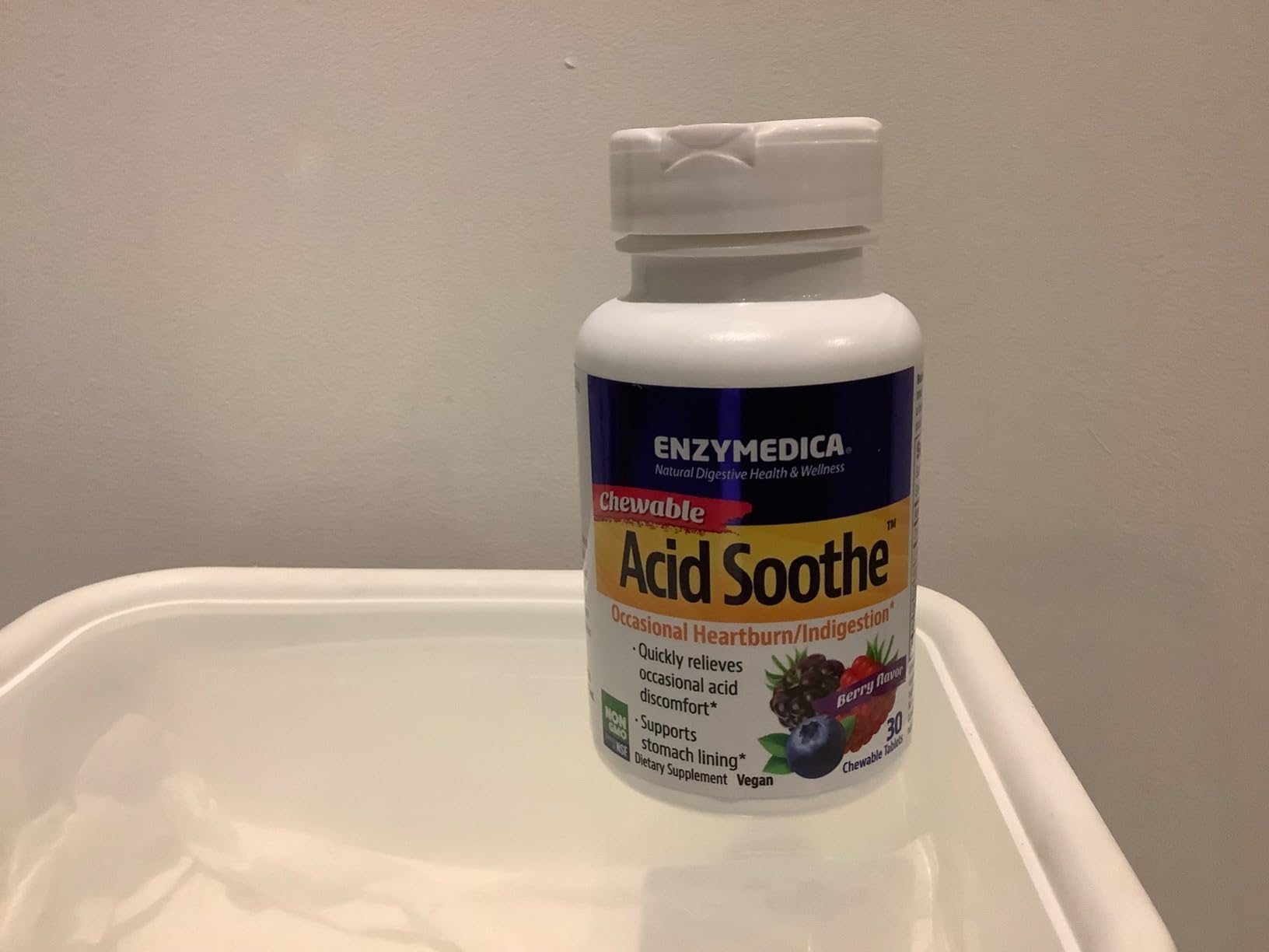 ENZYMEDICA - Acid Soothe (30 Chewable Tablets) | Berry Flavour ...
