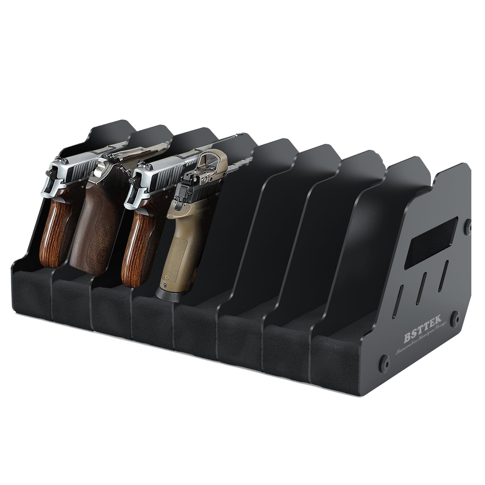 Amazon.com: BSTTEK Foam Pistol Rack for Gun Safe | Gun Cabinet ...