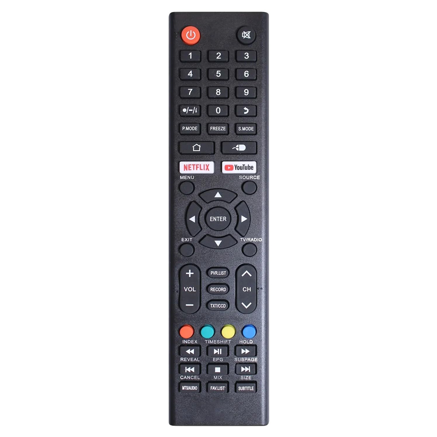 Buy ERNIL (Non Voice) Smart Tv Remote Compatible for Geepas HD Smart TV ...