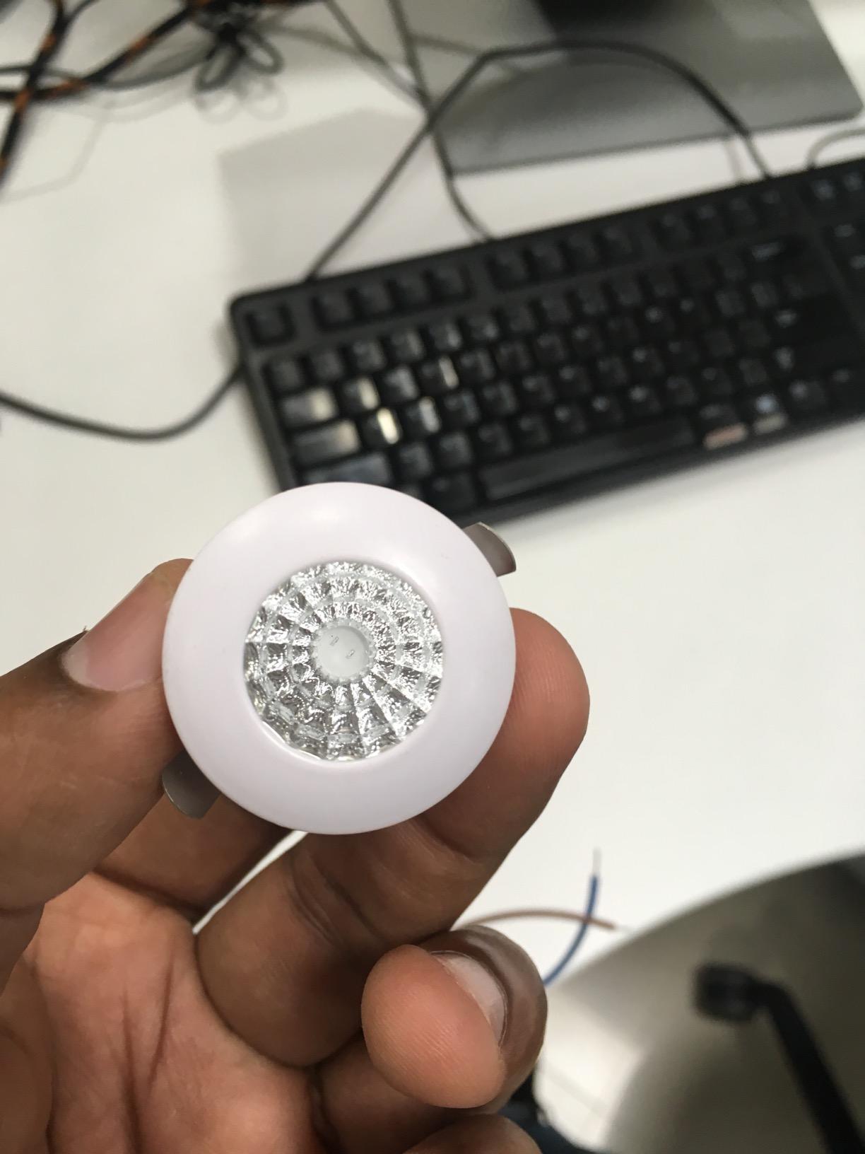 Buy D’Mak 1 Watt Round LED Button/COB Blue Focus Light for POP/Recessed ...