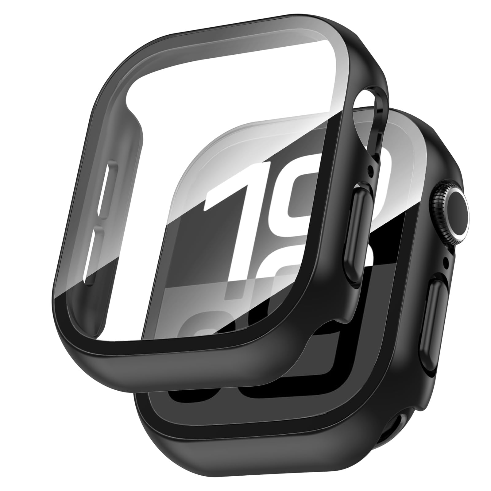 Amazon.com: 2 Pack Case with Tempered Glass Screen Protector for Apple ...