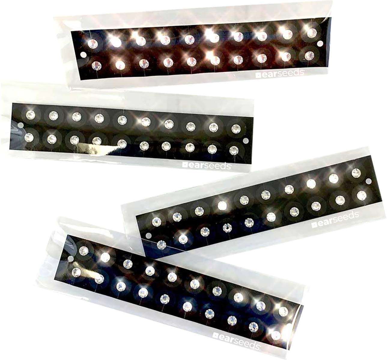 Ear Seeds: 24K Gold + Swarovski Crystals EarSeeds Acupressure Kit - 40 ...