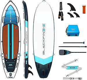 Amazon.com : iROCKER Blackfin Model X 6.0 Inflatable Stand Up Paddle Board Premium SUP and ...