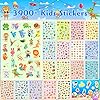 Amazon.com: 3900+ Stickers for Kids, 108 Sheets Reward Cute Stickers ...