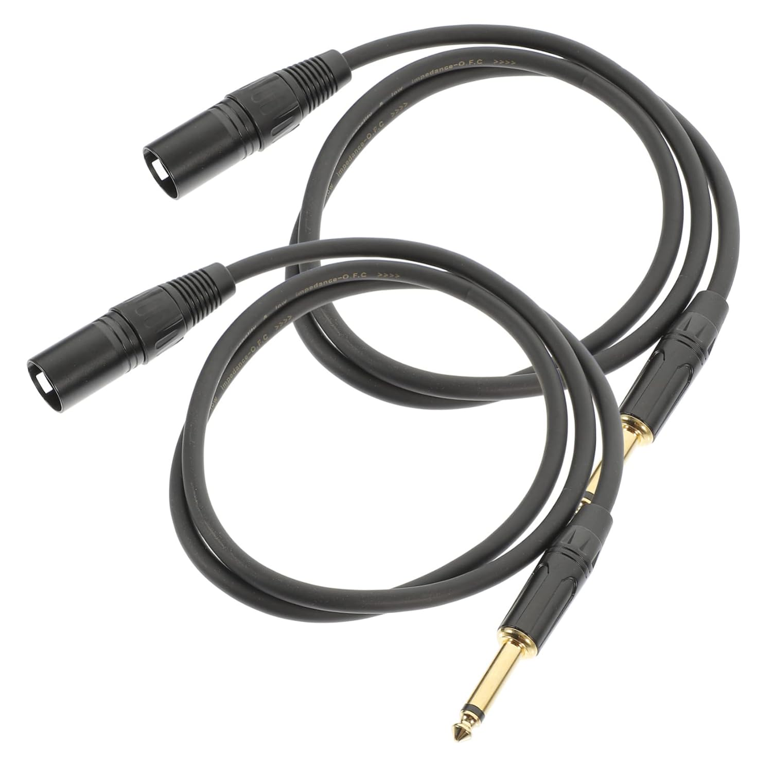 Amazon.com: KJHBV 2pcs Audio Cable Electric Guitar Cords 6.35mm to XLR ...