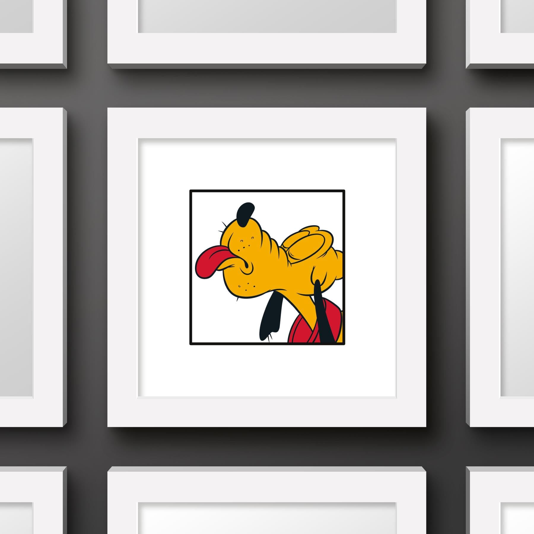 Cara De Pluto De Disney En Blanco Y Negro Los Cortos De Mickey Mouse