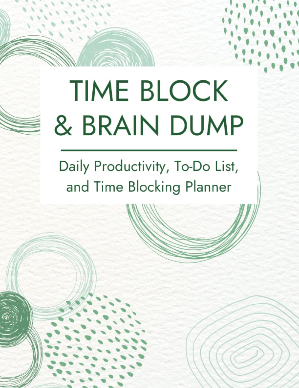 Amazon.com: Time Block Planner & Brain Dump Journal: Daily Planner for ...