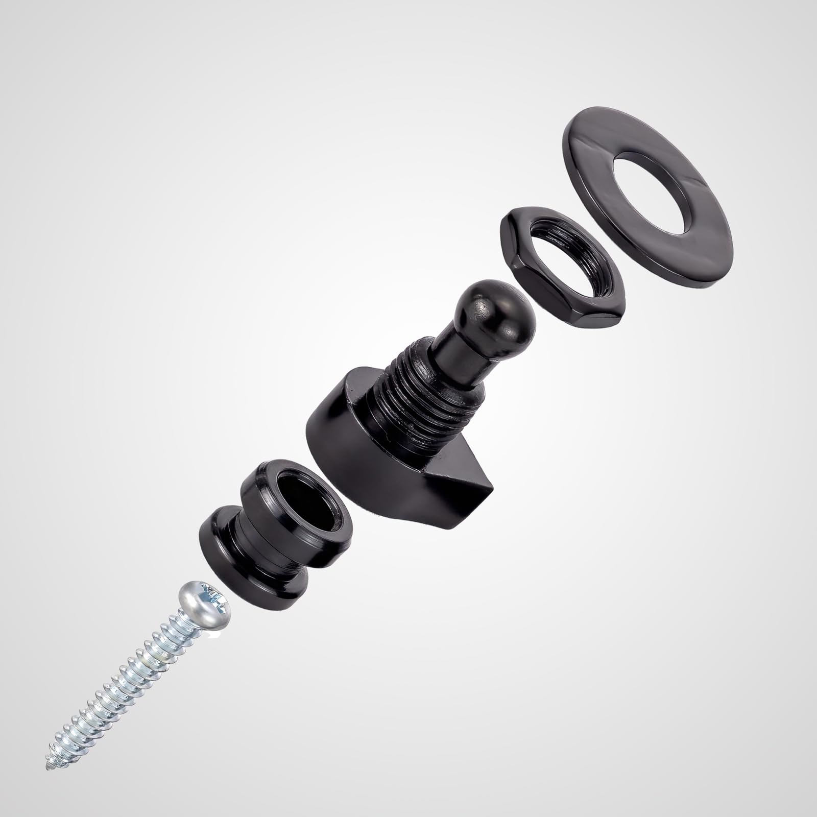 Snapklik.com : Guitar Strap Locks 4 Pack, Schaller Style Locking Strap ...