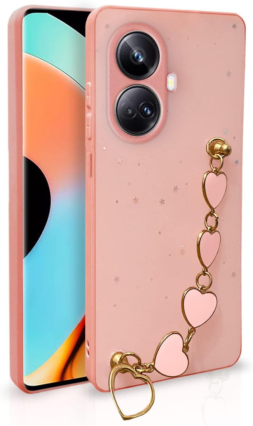 Pikkme Realme 10 Pro 5G Back Cover for Girls | Sparkling Soft TPU ...