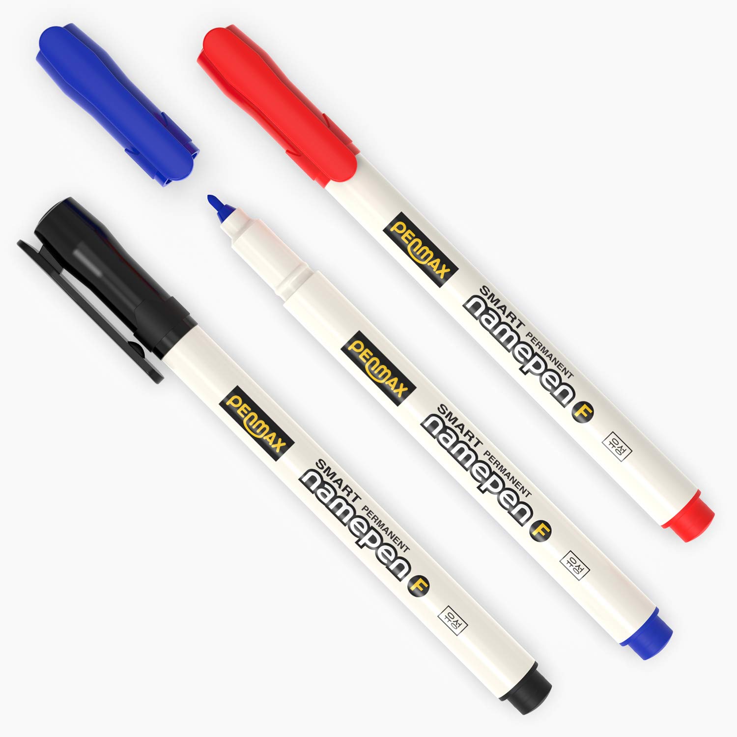 PENMAX Smart Permanent Markers, Fine Tip, Assorted Color, 12 Pack Set ...