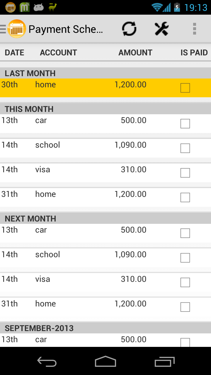 Payment Scheduler:Amazon.de:Appstore for Android