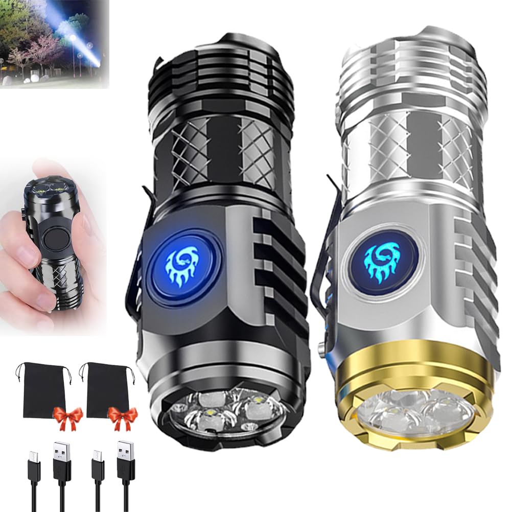 MOAIX German Three Eyed Mini Monster Mini Flash Super Power Flashlight ...