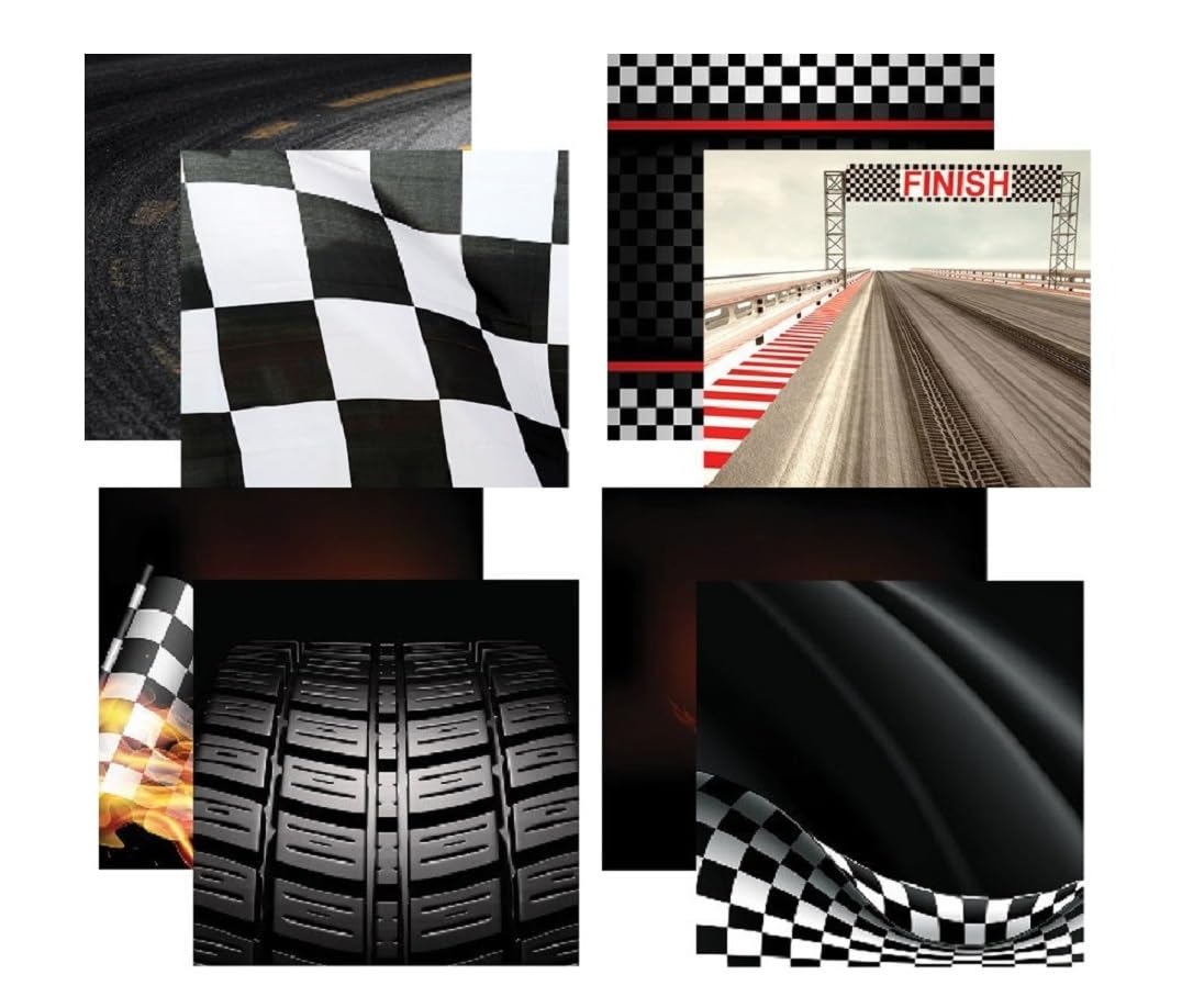 Checkered Flag Scrapbook 90x150 Cm Racing Flag 3x5 Ft Classic Black