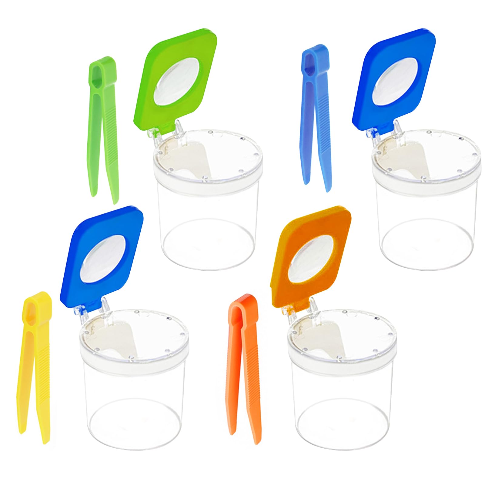 Magnifying Insect Viewer Box,4 Pcs Magnifying Insect Container with 4 ...